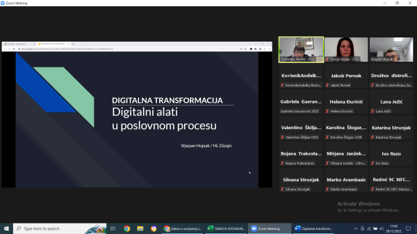 Edukacija "Digitalna transformacija - digitalni alati u poslovnim ...